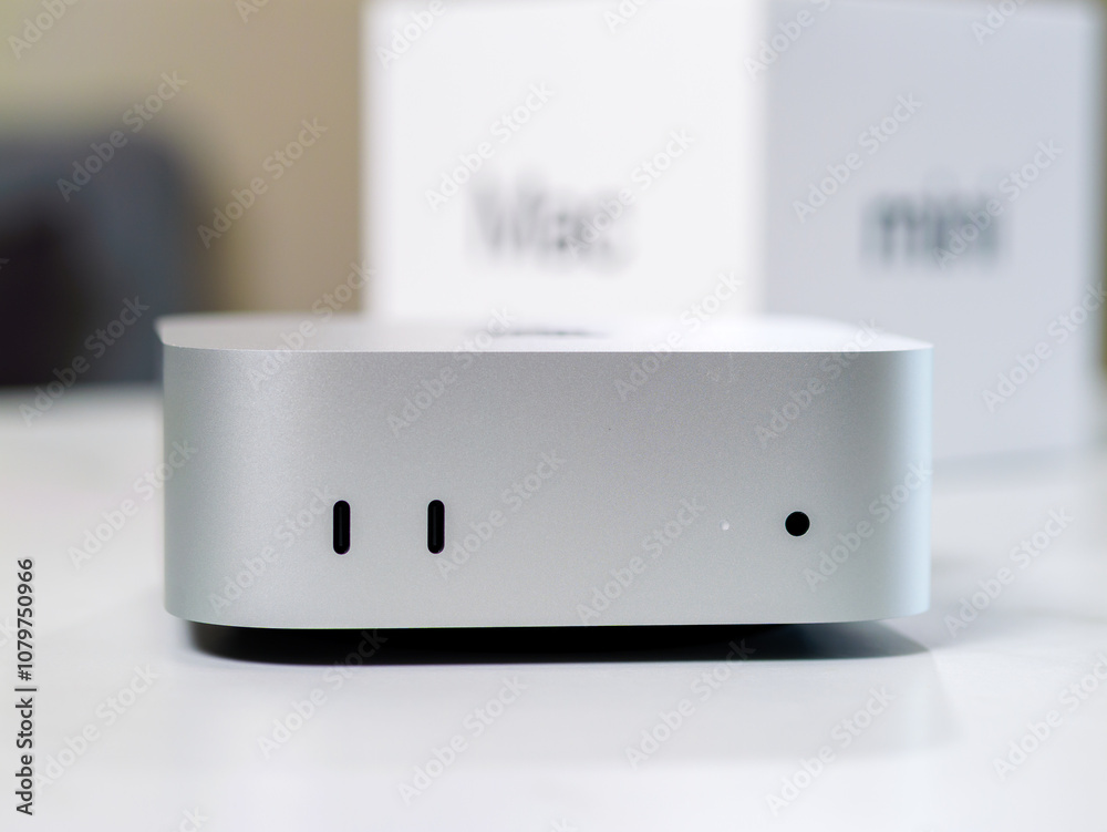 BANGKOK, THAILAND - NOV 14, 2024 : New Apple Mac Mini (2024). Latest ...