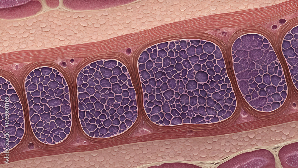 Skin cells regenerating after a cut, with new epithelial tissue forming ...