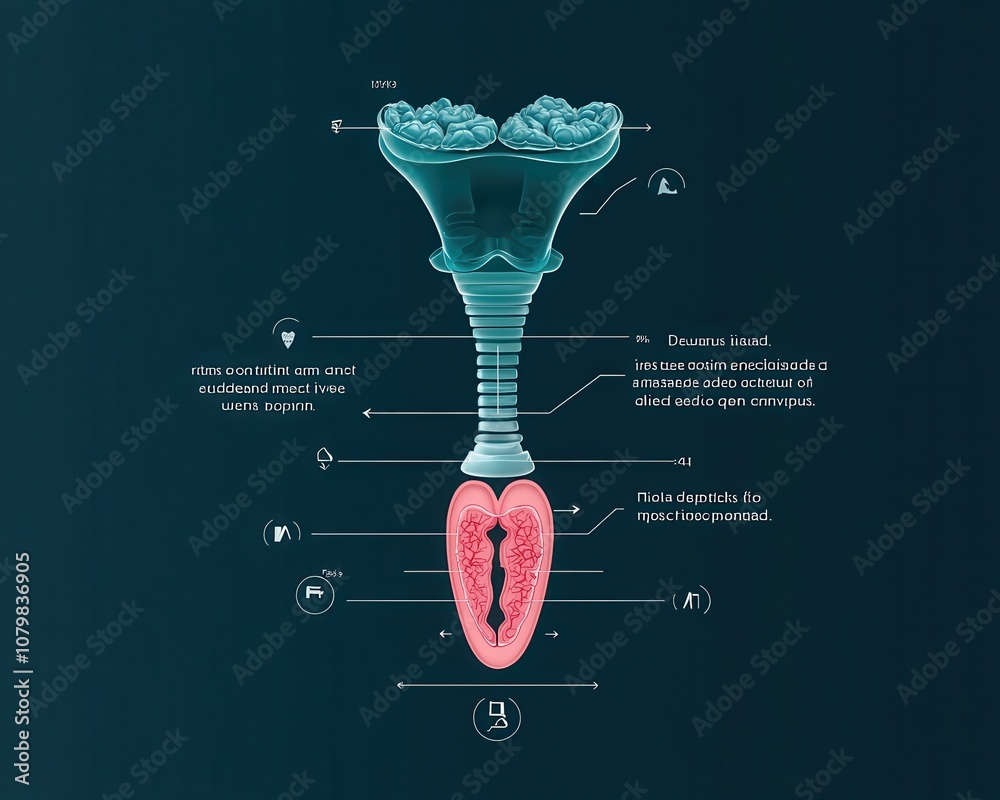 A detailed anatomical illustration of the female reproductive system ...
