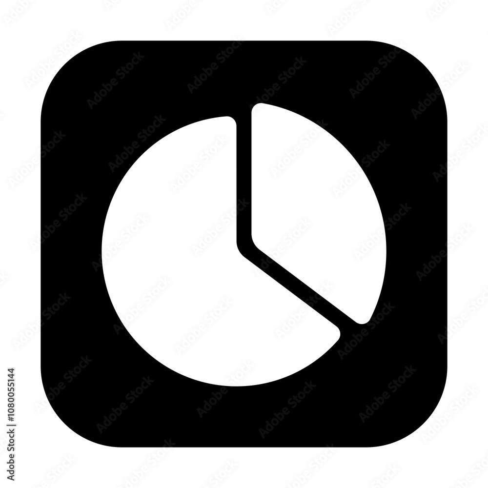 Vector de Stock Modern, minimalist chart and graph icons, ideal for ...