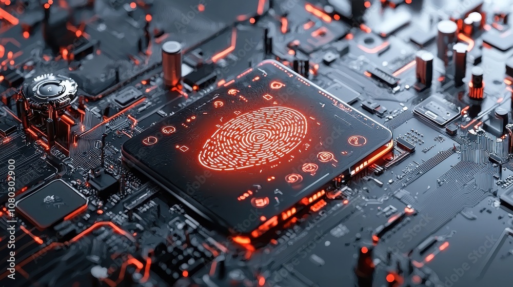Implementing futuristic handprint scanner interface in modern se ...