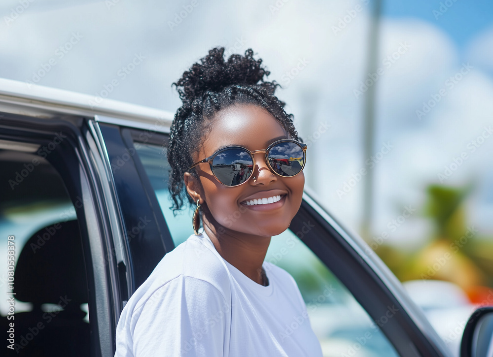 Travel, freedom and road trip by black woman on a break in the ...
