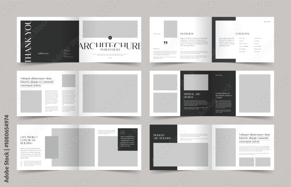Landscape Architecture Portfolio Template, Portfolio Design for ...