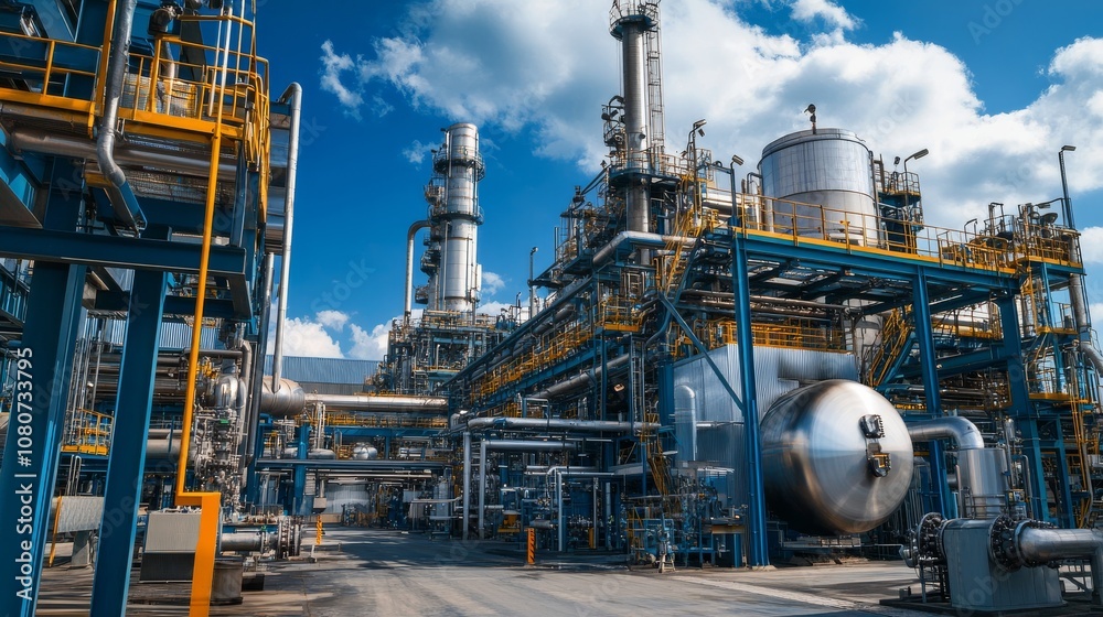 Industrial scene showcasing hydrogen in metal processing, reducing emissions in the steel ...