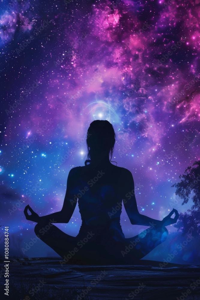 Practice yoga under the night sky, connect with the universe for inner ...