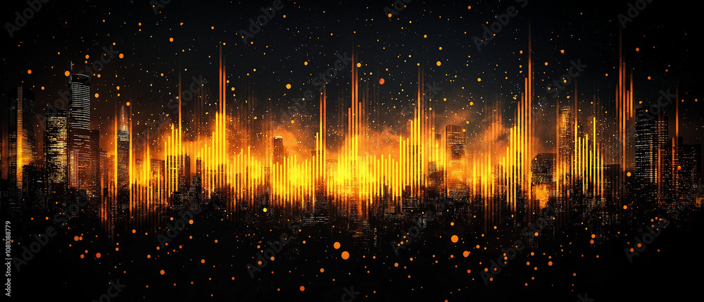 Minimal Music Icons with Headphone, Equalizer, and Waveform for Audio ...