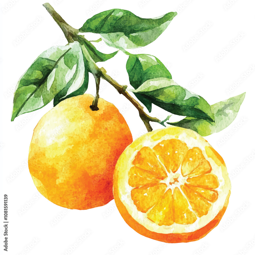 nance fruit watercolor clipart illustration Stock Vector | Adobe Stock