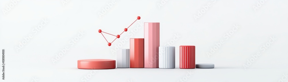 Stylized simplified statistical diagram featuring rounded shapes for ...