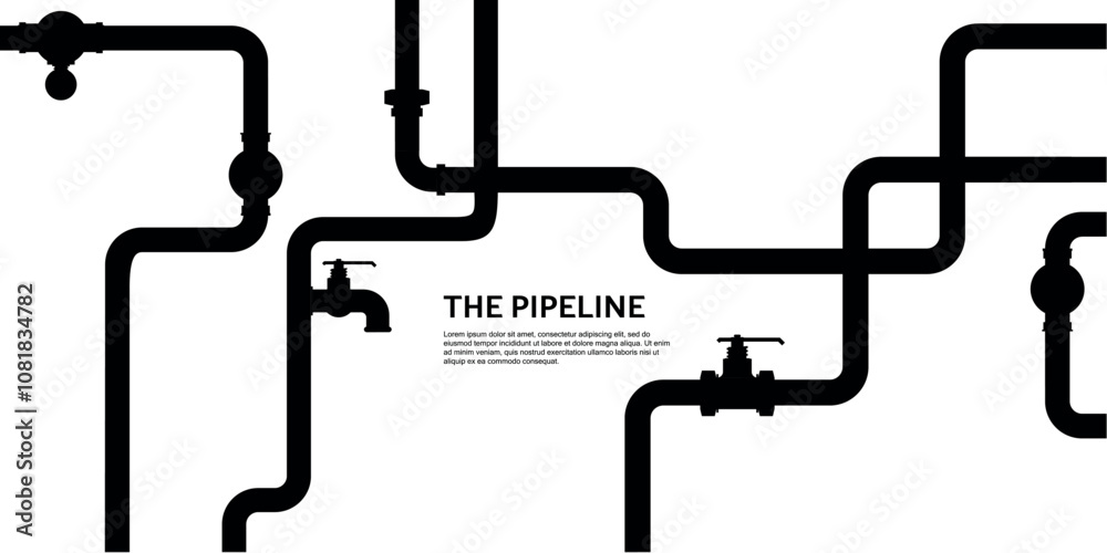 Pipeline layout with bold text 'The Pipeline' and description space ...