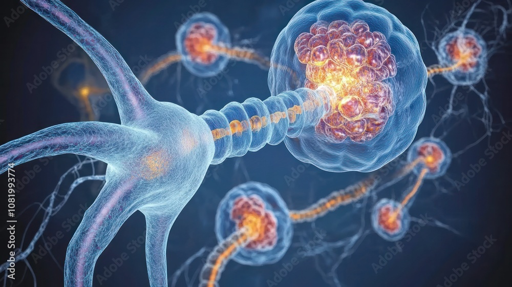 Function of nerve cells in the nervous system, sending and receiving ...