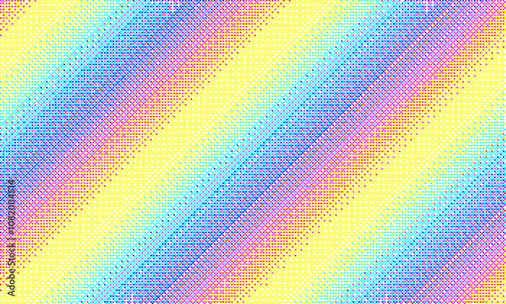 Pixelated rainbow holographic diagonal gradient background with ...