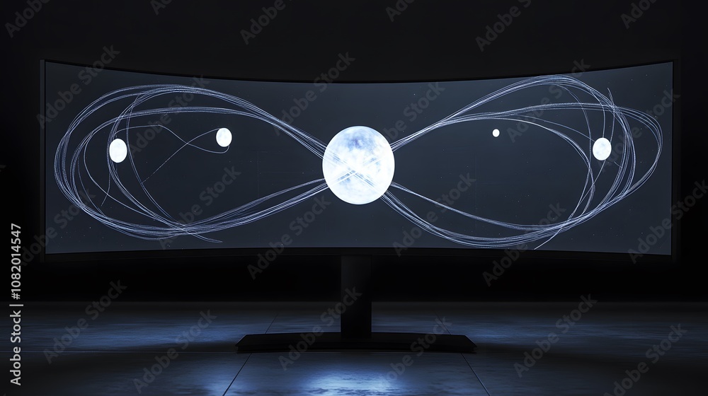 Atomic splitting diagram showing the process of nuclear fission, where ...