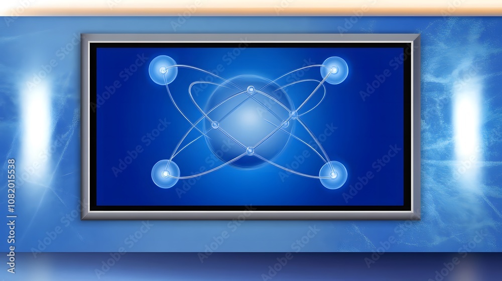 Atomic splitting diagram showing the process of nuclear fission, where ...