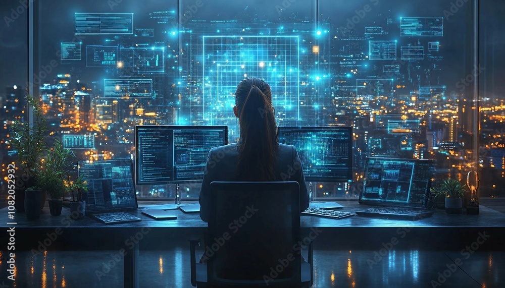 Secure Remote Work Systems, remote worker accessing company data ...