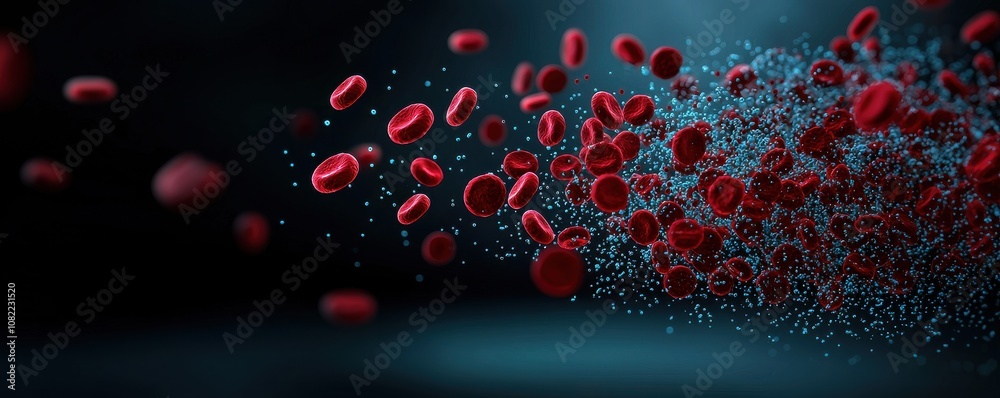 Analyzing blood cell cluster dynamics circulatory system medical ...