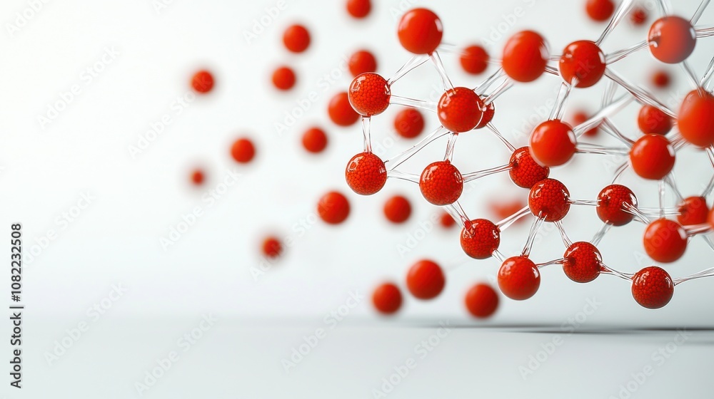 Visualizing blood circulation transparent vessel human body scientific ...