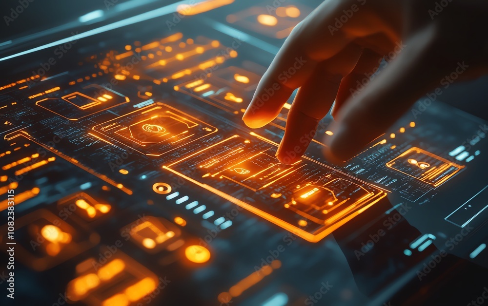 Businessman hand displaying talent profiles on top, digital hiring ...