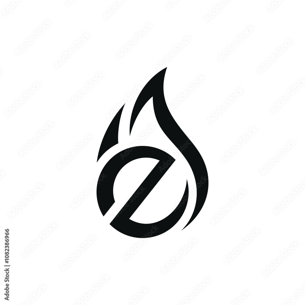 letter E fire flame logo design vector template Stock Vector | Adobe Stock