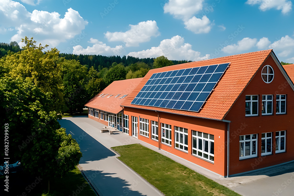 Promoting renewable energy school's solar panels educate young minds の ...