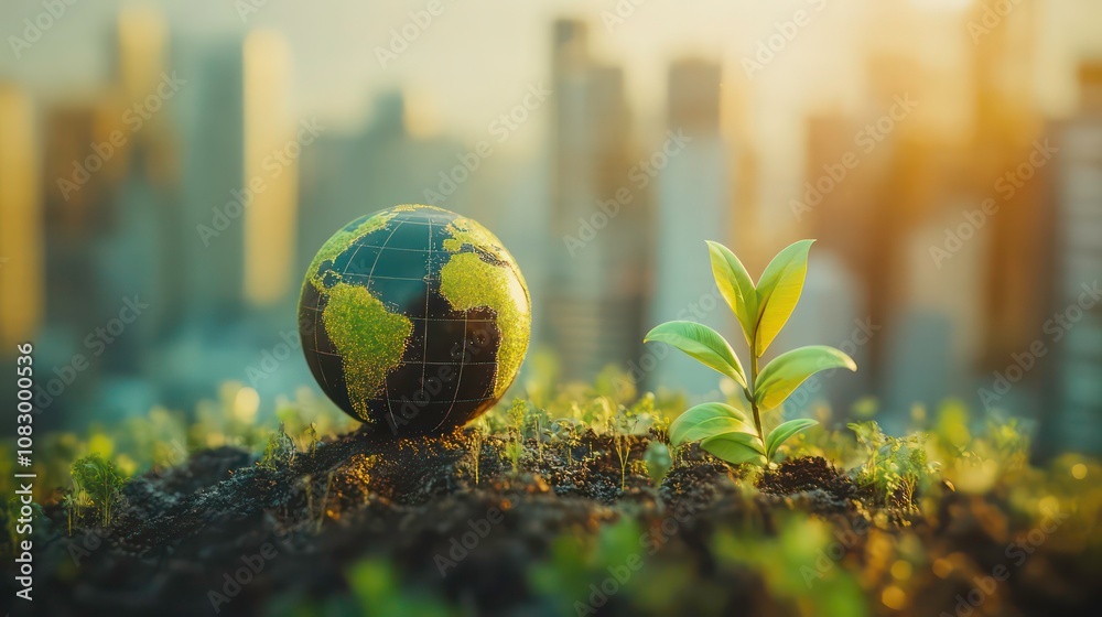 Foto de Stock SDGs. Sustainable development. Green technologies. Environmental technology ...