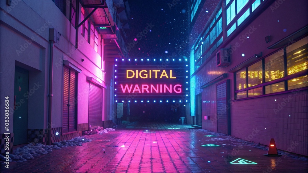 Technical Difficulties Screen, Error Screen, System Failure, Offline ...