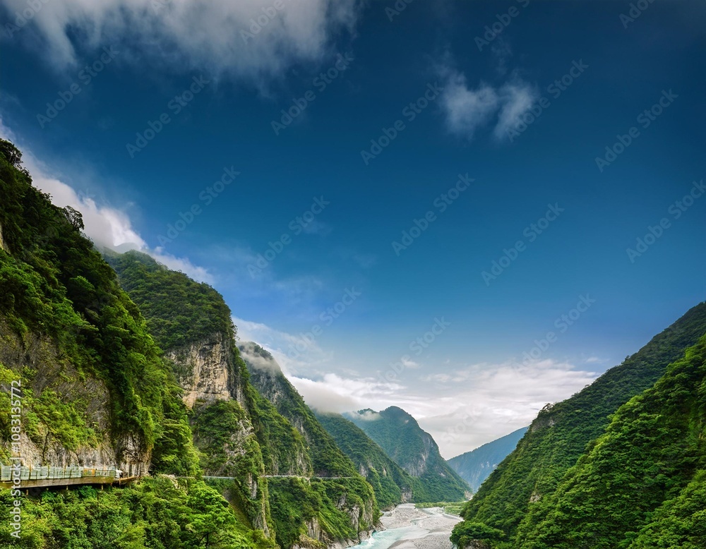 The Majestic Views of Taroko Gorge National Park in Taiwan, Featuring ...