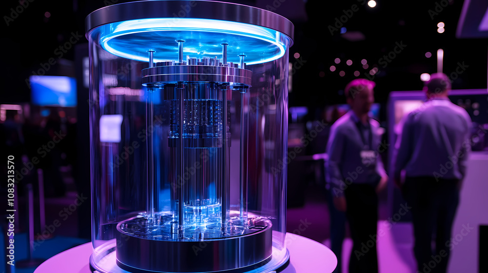 At the consumer electronics show in las vegas, nevada, ibm q system one, a quantum computer, was ...