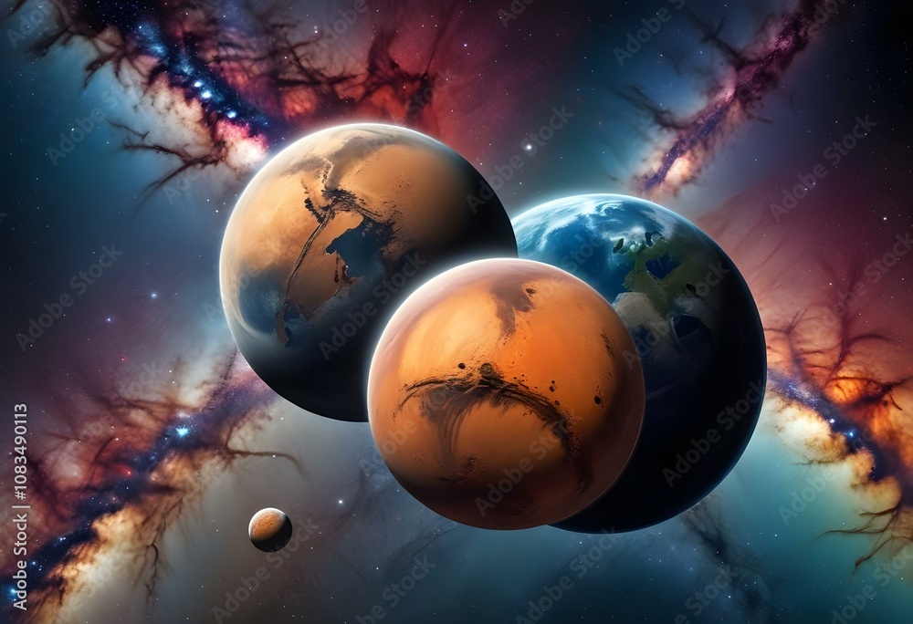 Astrology astronomy earth outer space solar system mars planet milky ...