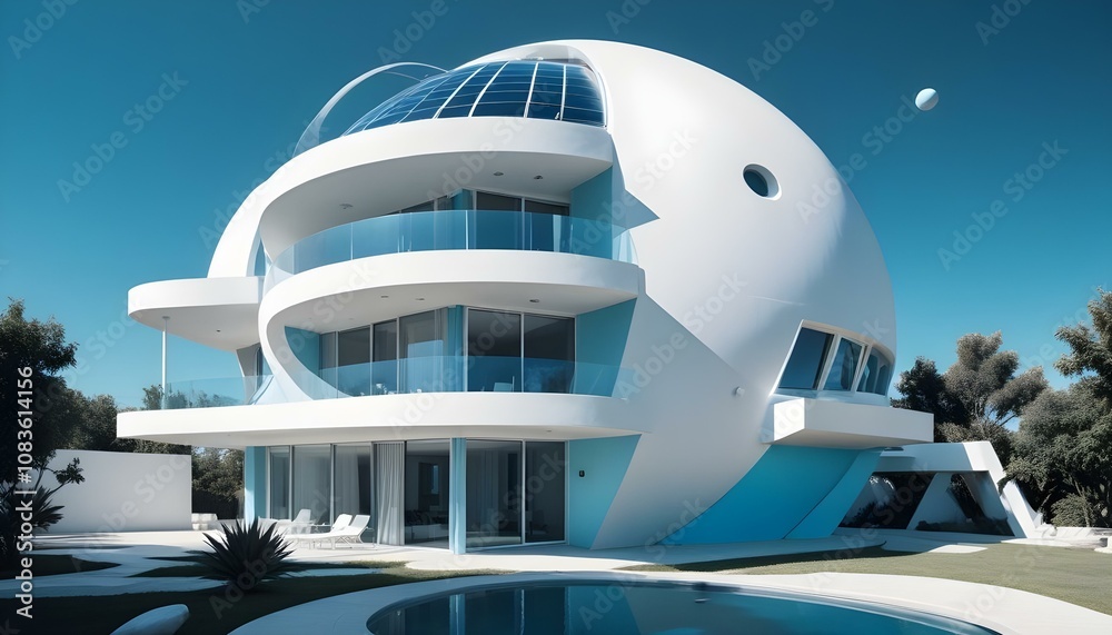 PNG House with solar system architecture building white background ...