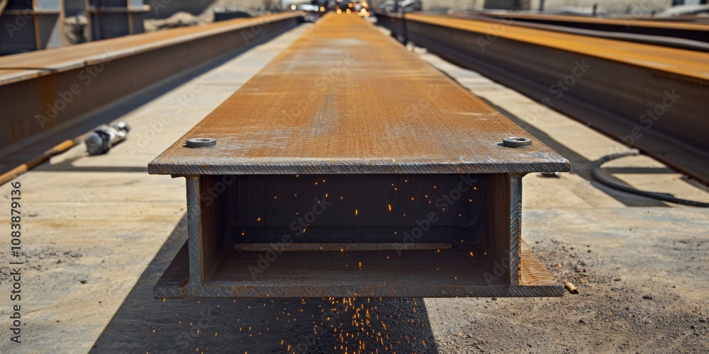 Robot Welding Steel Beams - Automated robot welding structural steel on ...