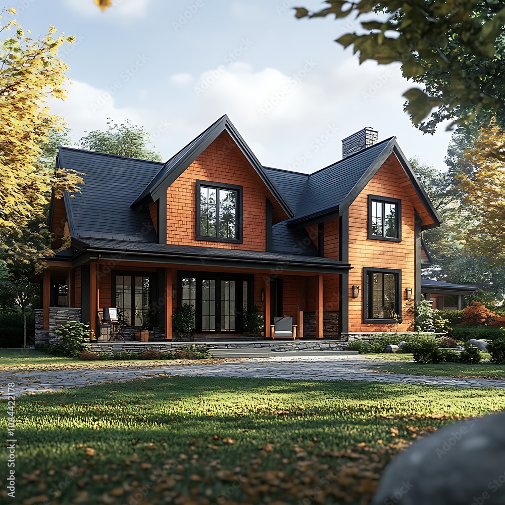 AI generated realistic house design images for professional ...
