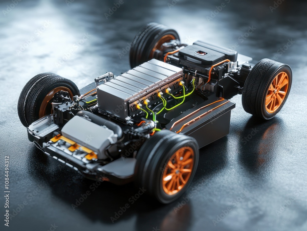 Charging the batteries of the elecric motor. Disassembling the battery ...