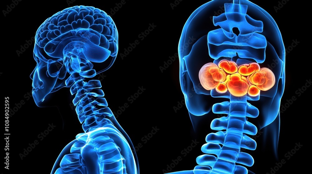 Detailed Anatomical Representation of Human Brain and Brainstem ...