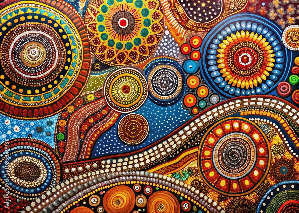 Panoramic Photography of Traditional Australian Aboriginal Patterns ...