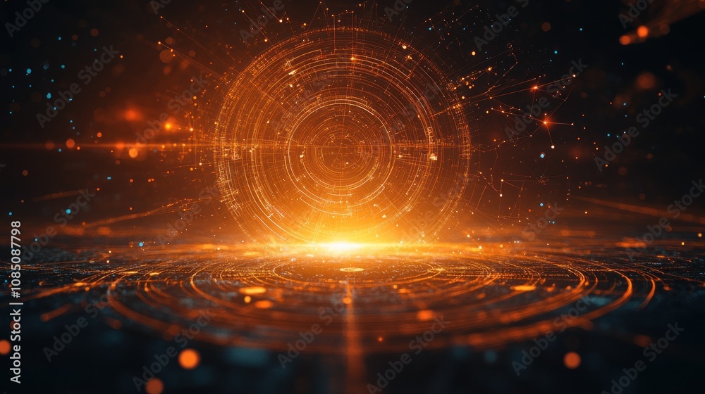 Modern astrological charts using digital data to display the positions ...