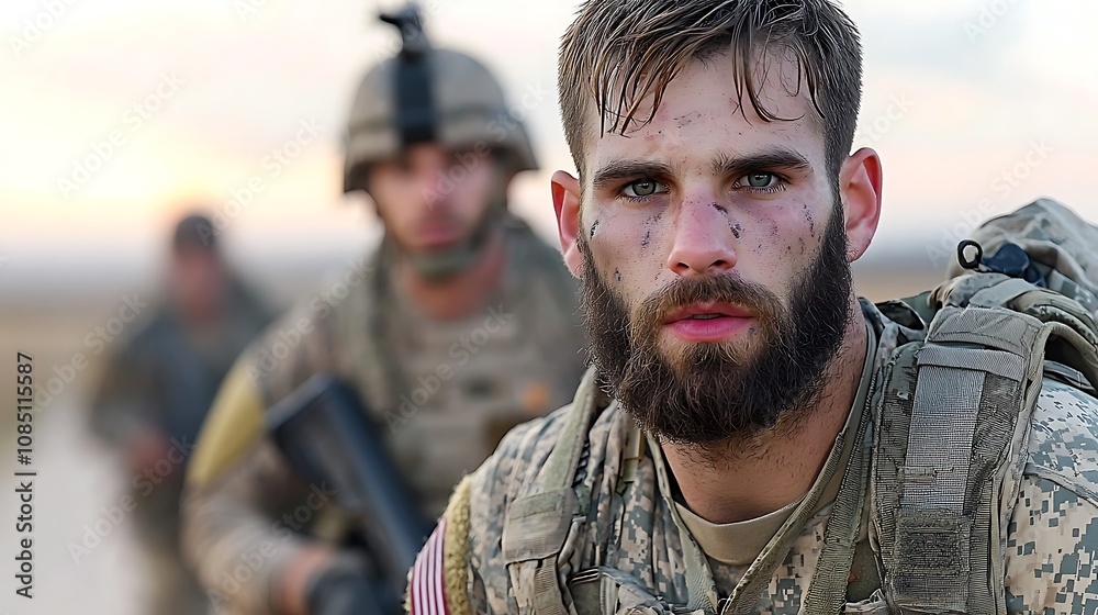 The soldiers, armed with cutting edge weaponry and tactical gear, moved ...