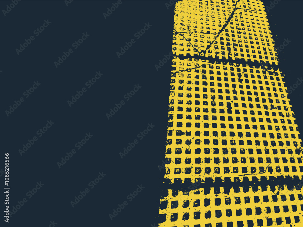 Yellow tactile paving - vector file - warning block, directional block ...