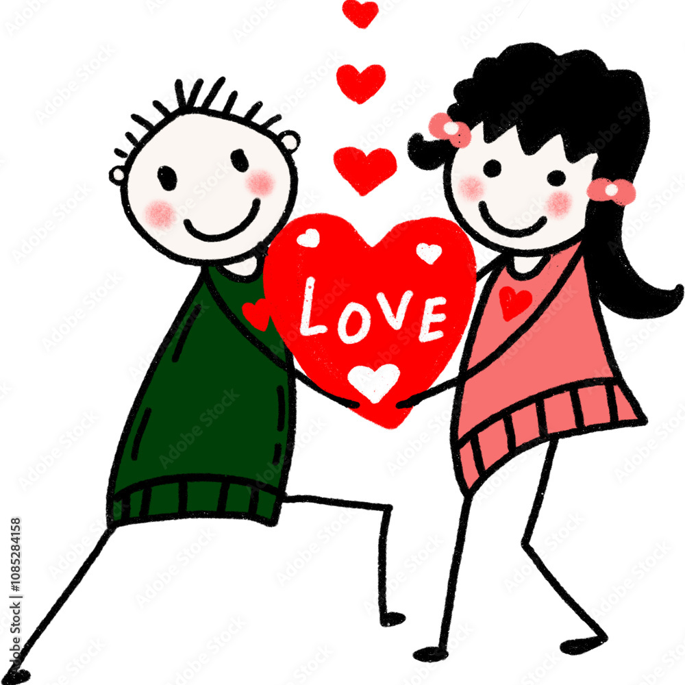 Stick figure Doodle, Wedding Clipart, Valentine Png, Couple Clipart ...