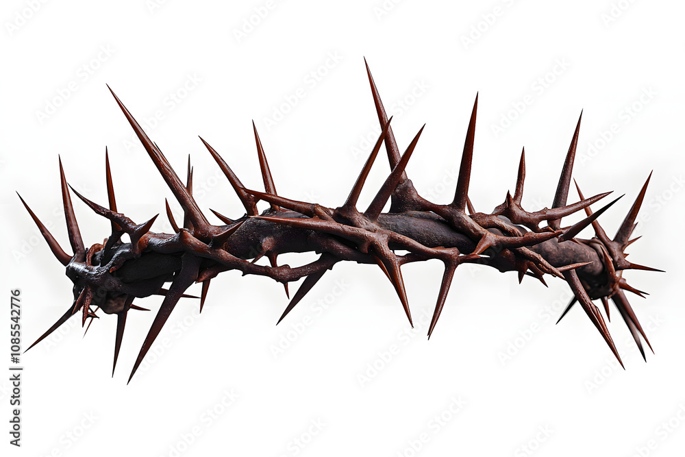 Crown of thorns isolated on transparent background PNG Stock Photo ...