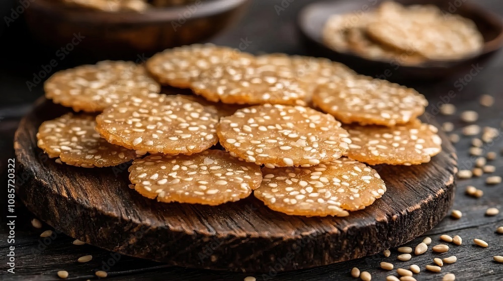 indian tilkut sesame jaggery sweet Stock Photo | Adobe Stock