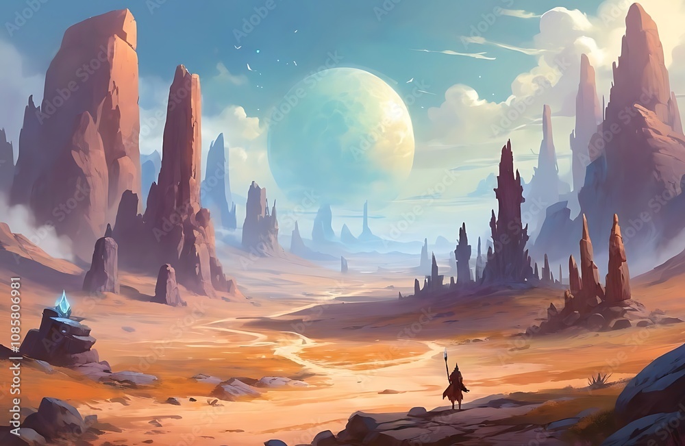 DnD Battlemap Rocky Plateau with Sinister Totems - Mysterious landscape ...