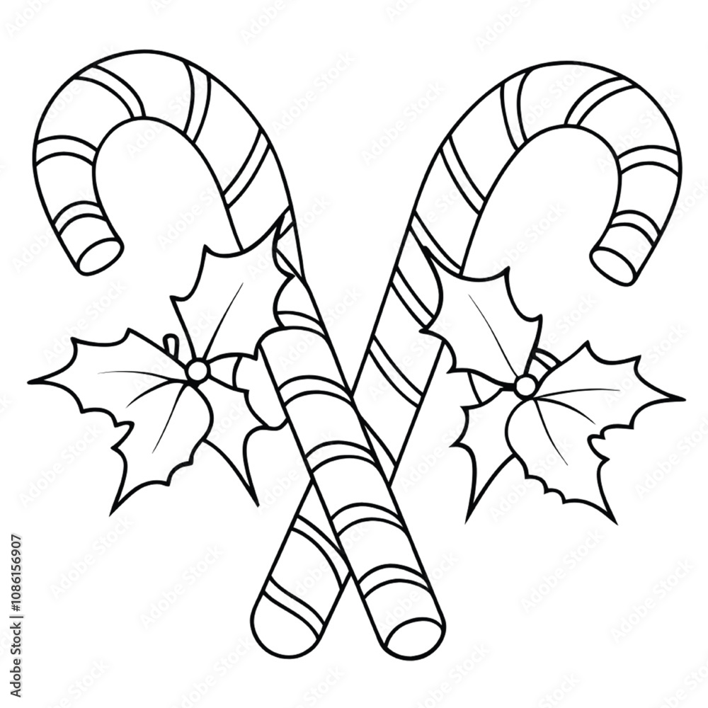 candy line art coloring page for kids Stock Vector | Adobe Stock