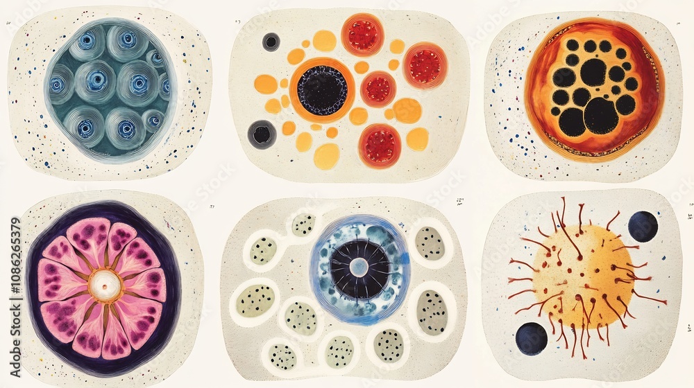 Cell division stages including mitosis meiosis in a comprehensive ...