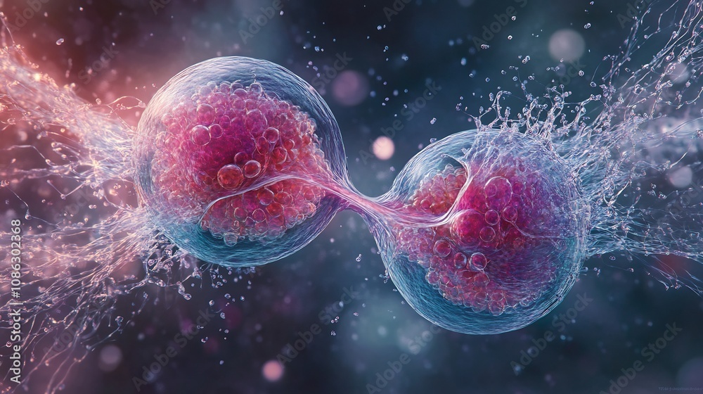 Chromatid separation during meiosis shown a modern zoology diagram ...