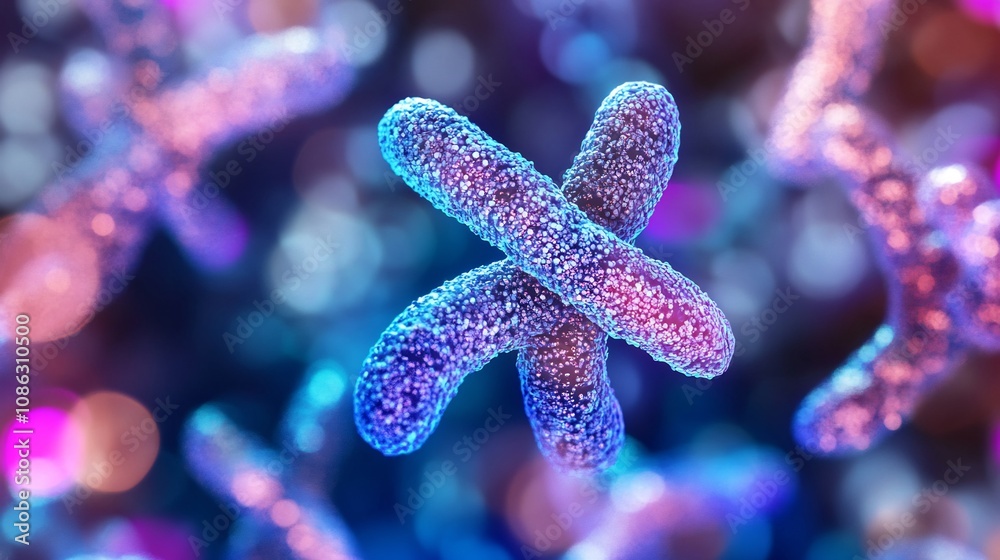 Chromosome analysis and karyotyping methods visualized in a detailed ...