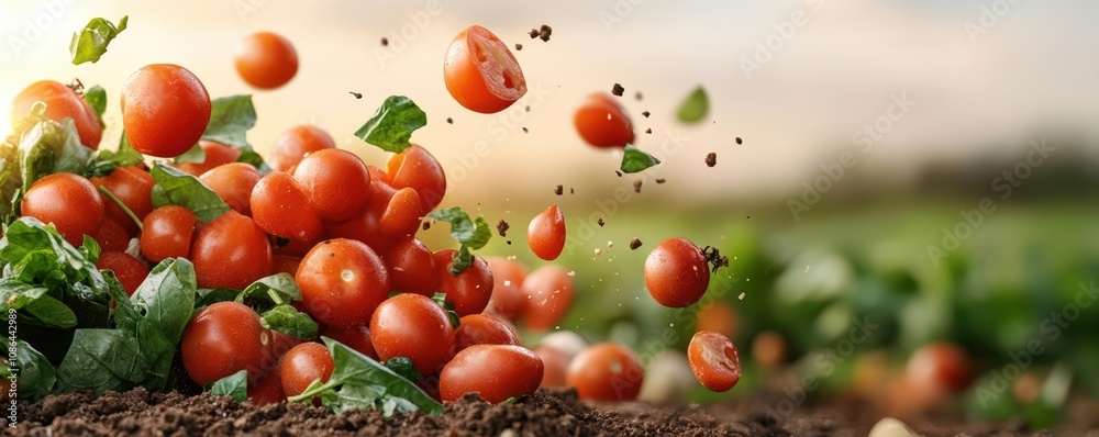 Food waste concept. Visual of greenhouse gases from food waste, hazy ...
