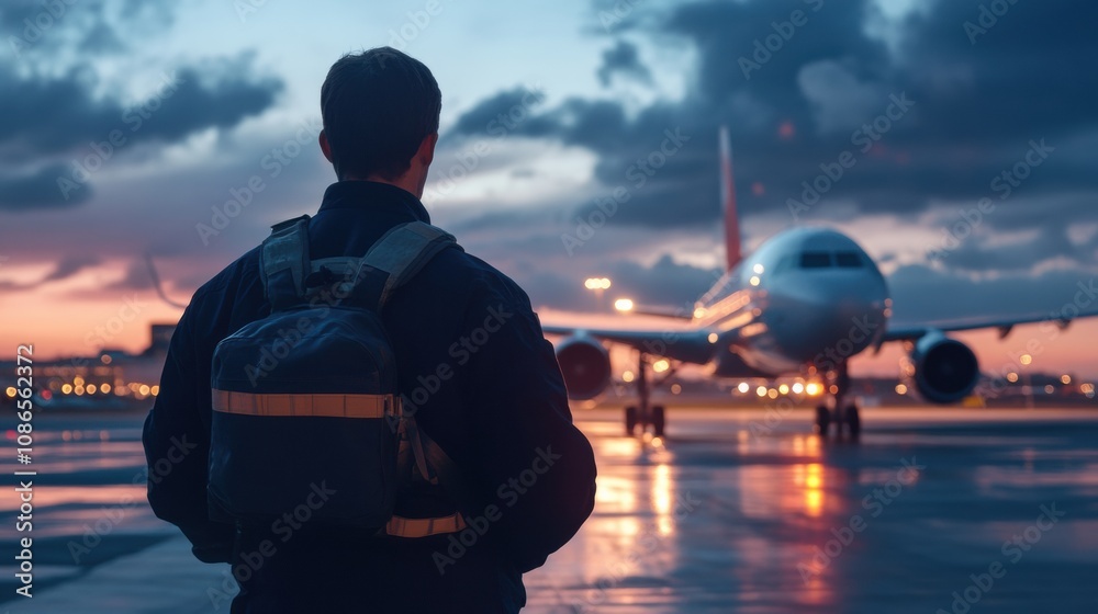 Aviation safety protocols, showcasing pilot training, emergency ...