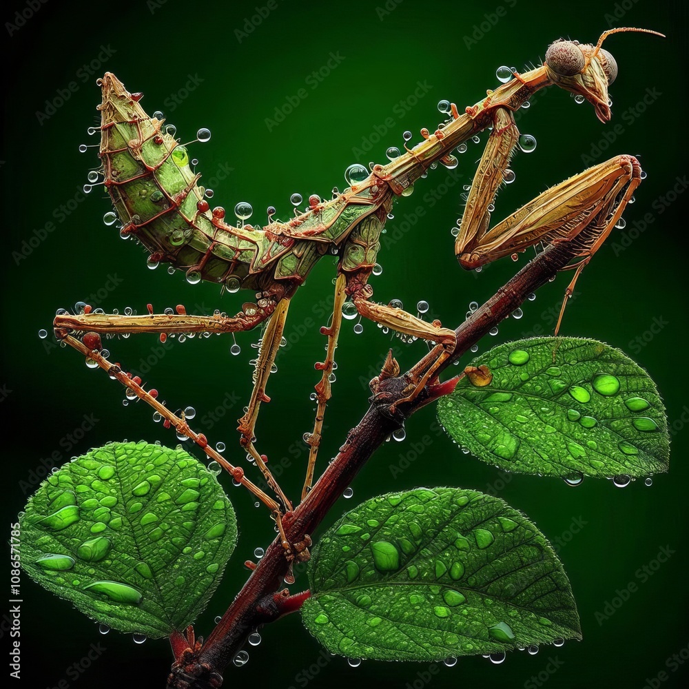 Stick Insect Phasmatodea An insect that resembles a stick or twi Stock ...