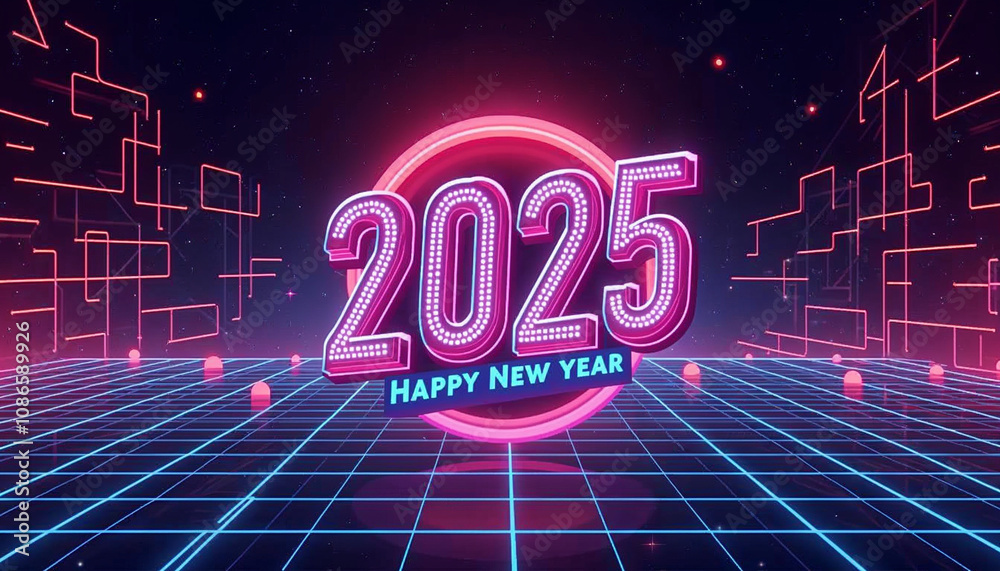 Collection of Happy New Year 2025 Designs. Elegant and beautiful poster ...