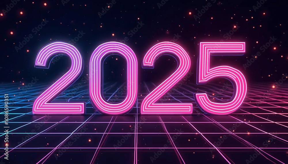 Collection of Happy New Year 2025 Designs. Elegant and beautiful poster ...